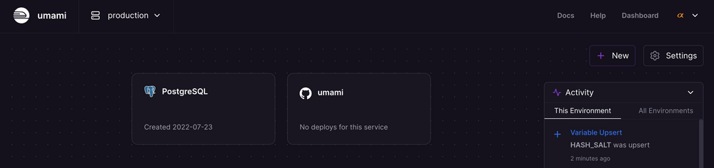 How to Run Umami Analytics on Railway