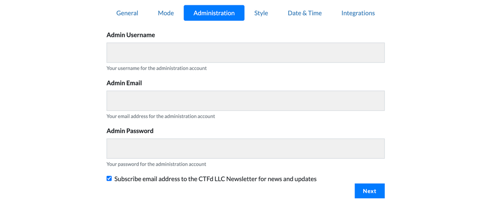 Run Capture-The-Flag Events with CTFd