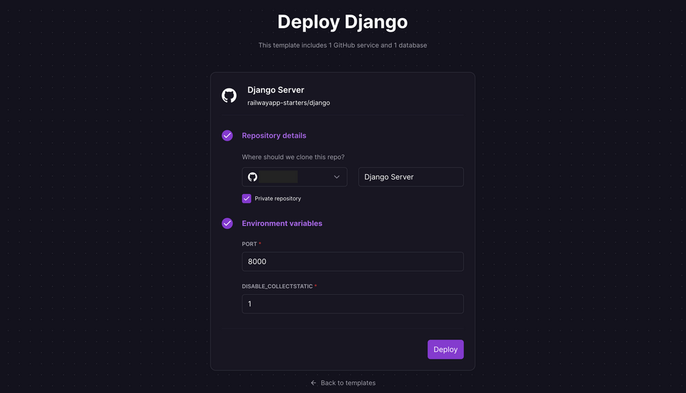How to Deploy a Python Django App on Railway