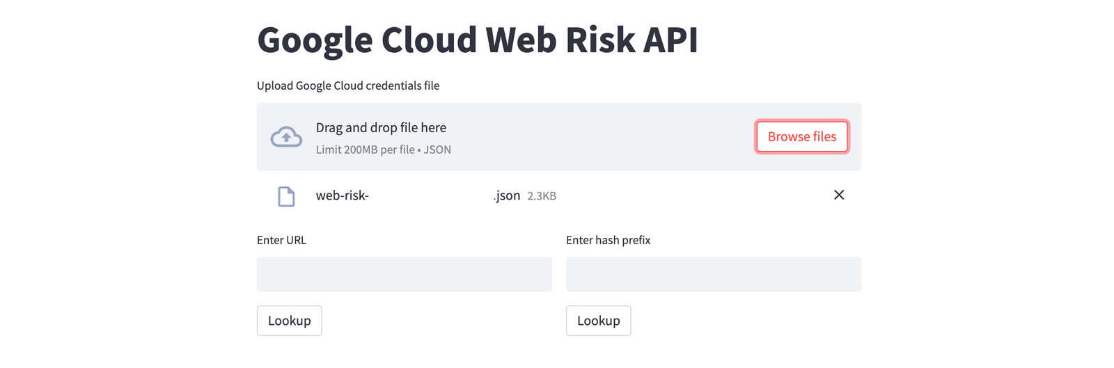Safe Browsing with Google Cloud Web Risk