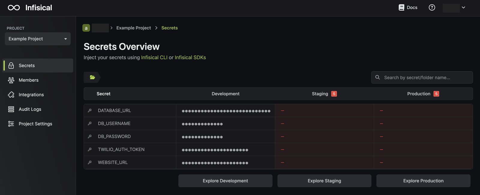 Open-Source Secret Management with Infisical