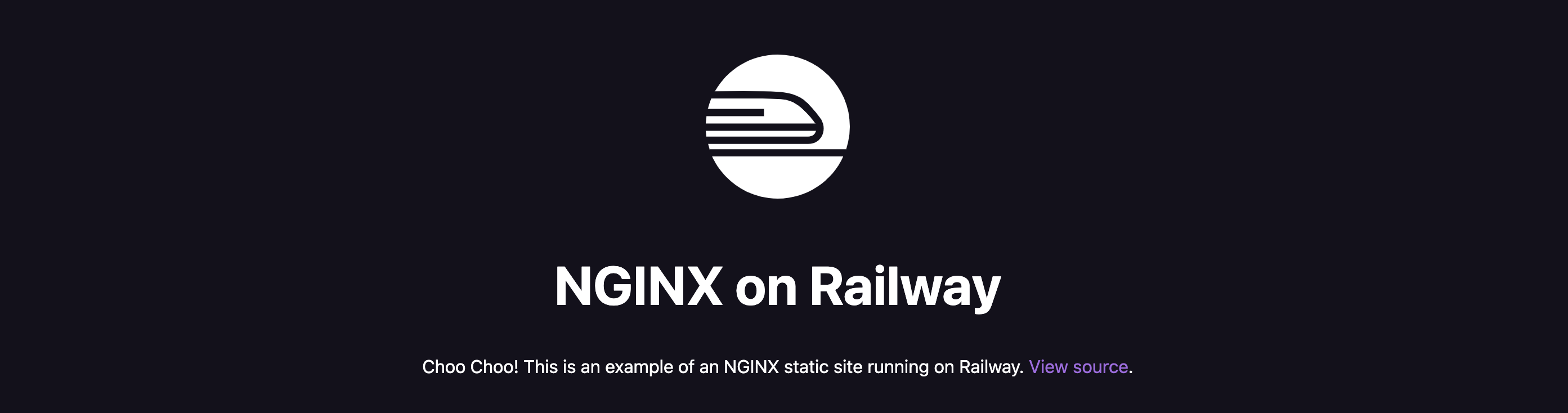 How to Deploy a Static Website with NGINX on Railway