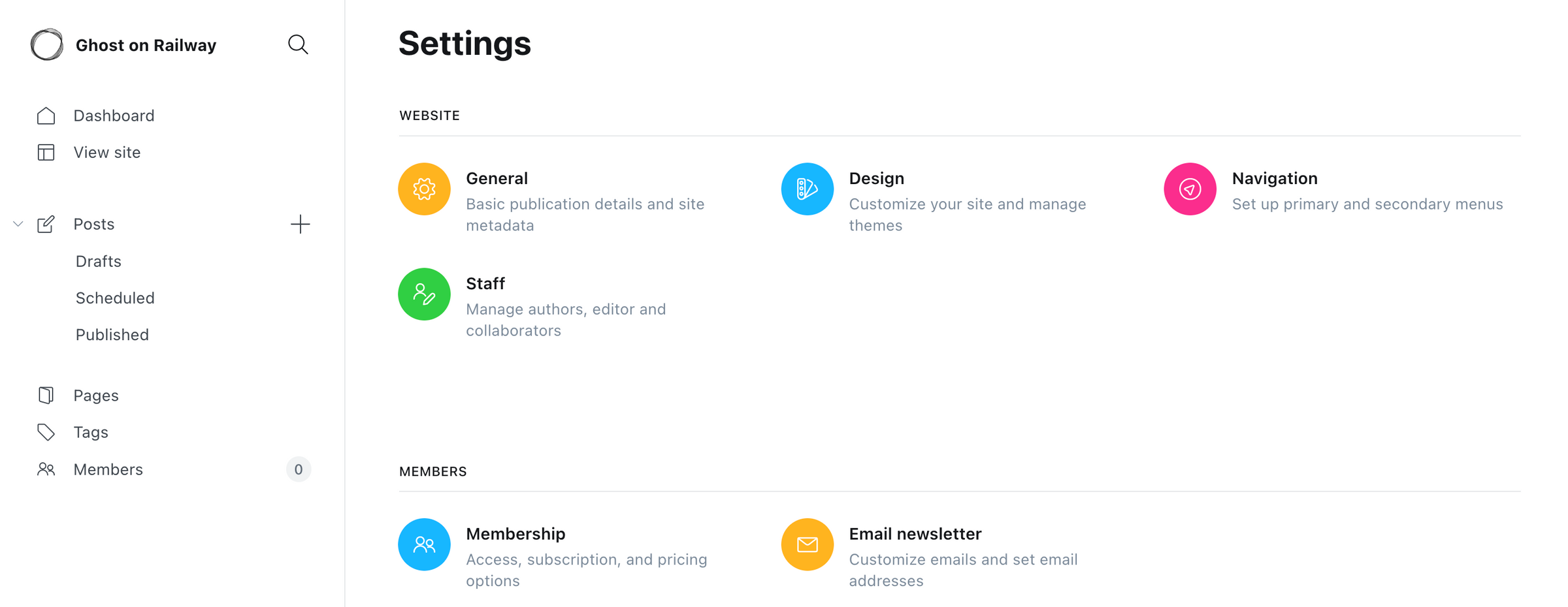 How to Set up Your Own Blog using Ghost on Railway