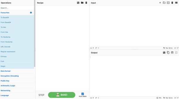 CyberChef: The Cyber Swiss Army Knife